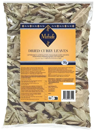 Torkad Curryblad 30g, Mehek – asienlivs