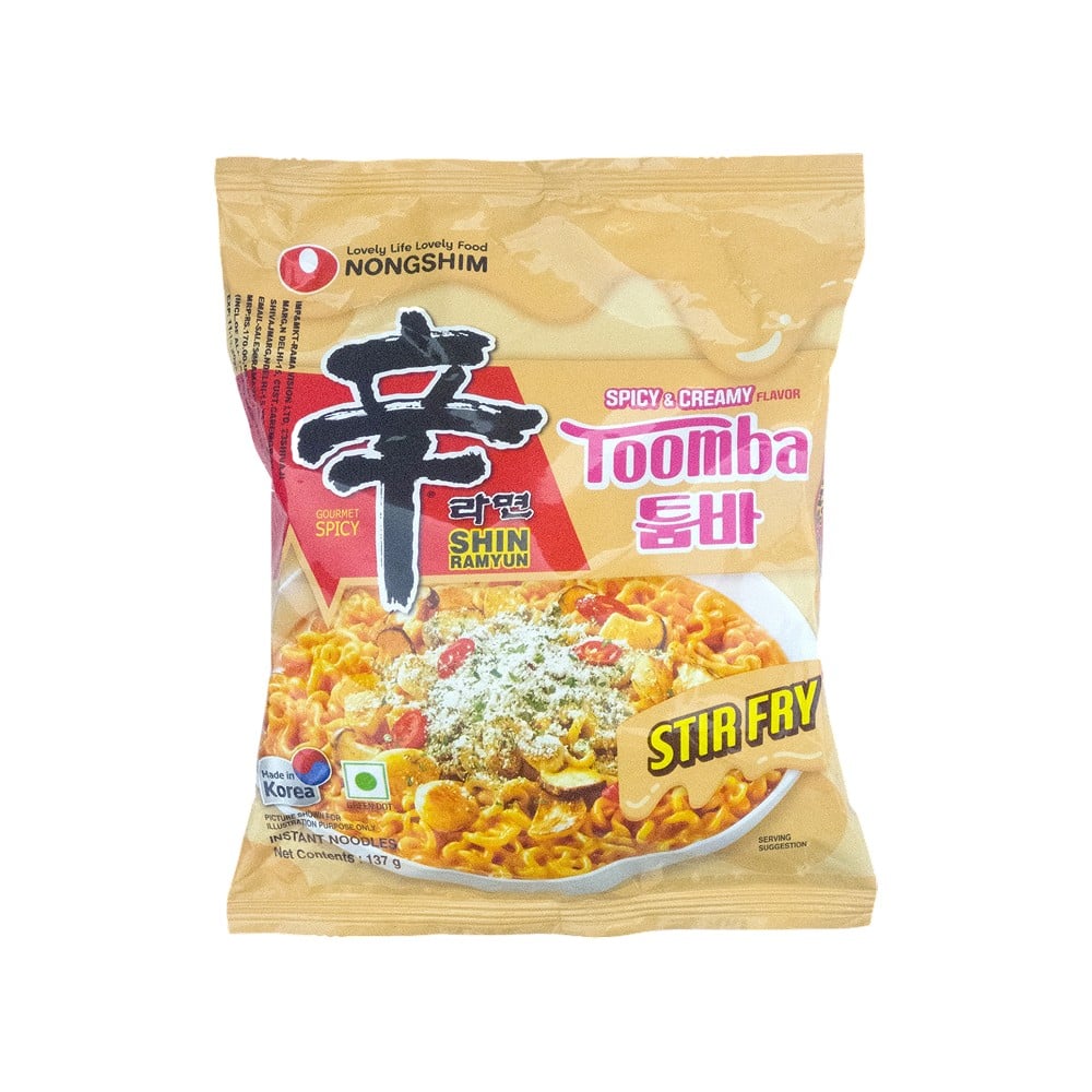 Spicy & Creamy Toomba (Stir-fry) 137g, Nongshim – asienlivs
