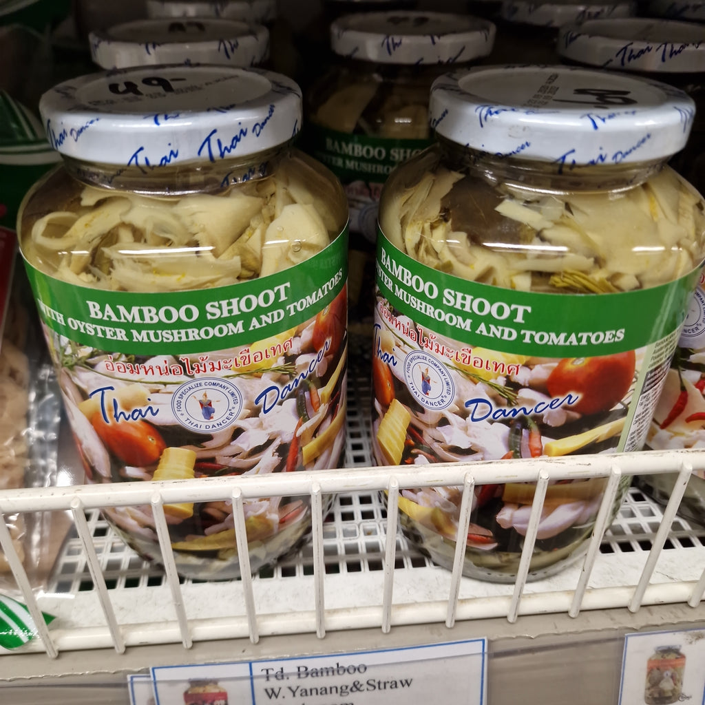Inlagd Bambuskott med Ostronsvamp & Tomat 680g, Thai Dance – asienlivs