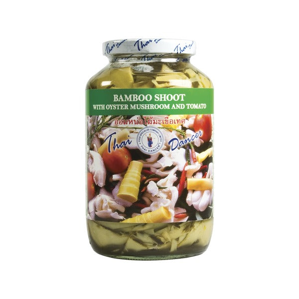 Inlagd Bambuskott med Ostronsvamp & Tomat 680g, Thai Dance – asienlivs