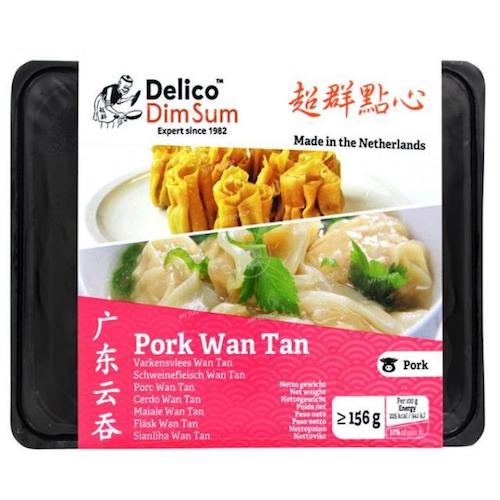 Dim sum Wonton med Fläsk (18st) 234g, Delico – asienlivs
