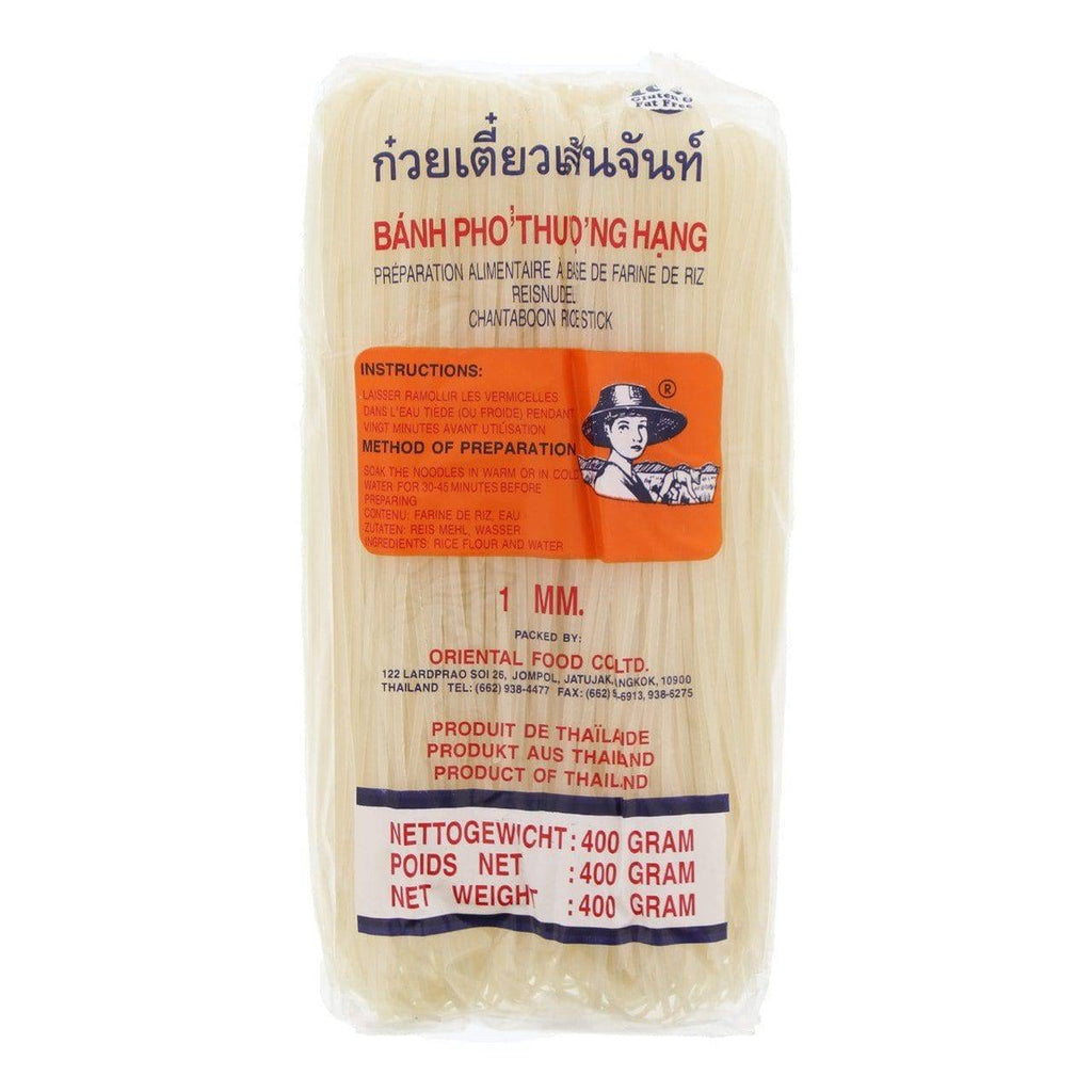 Risnudlar (1mm) 400g, Oriental Food – asienlivs